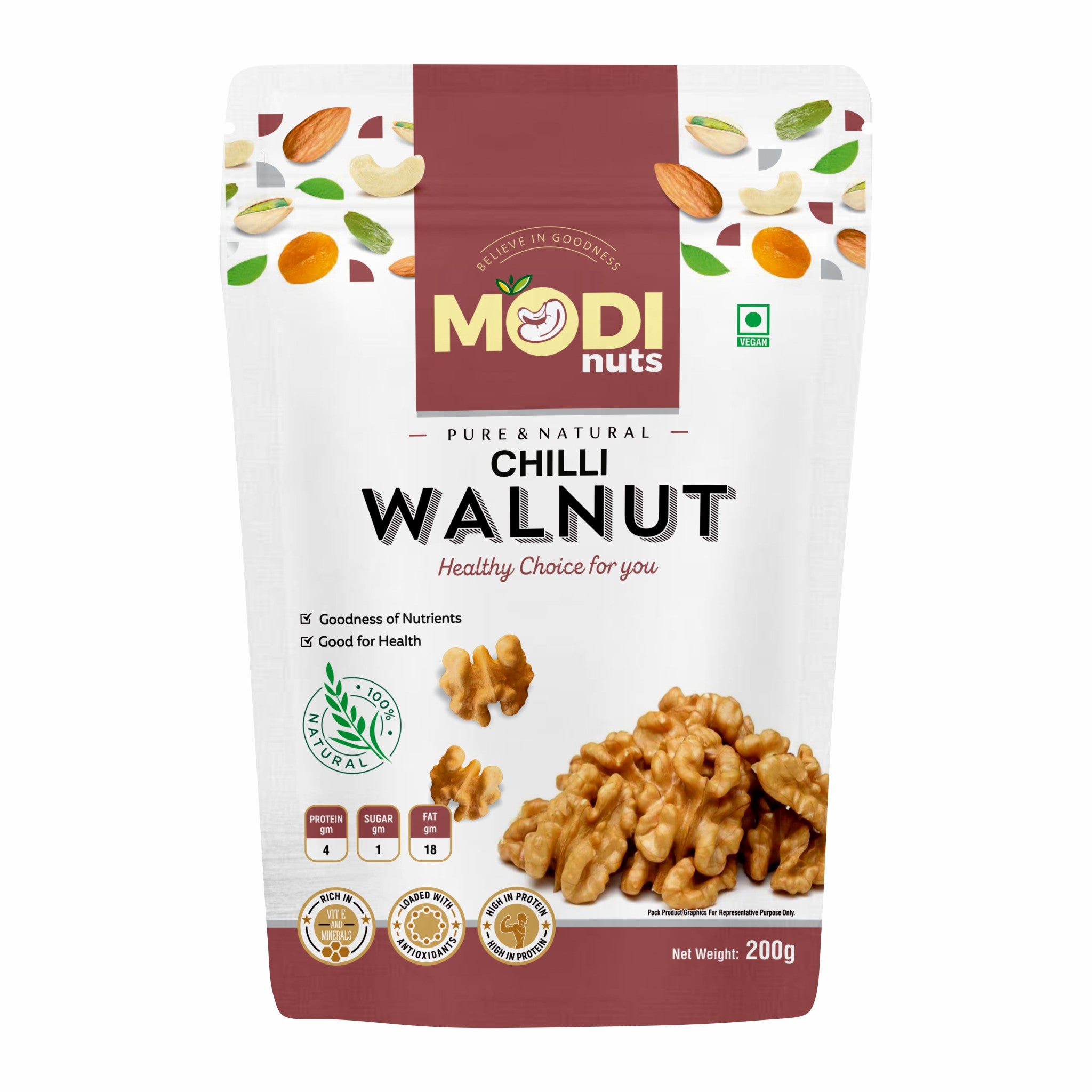 Chilli Walnut | Spicy Roasted Walnuts – Modi Nuts